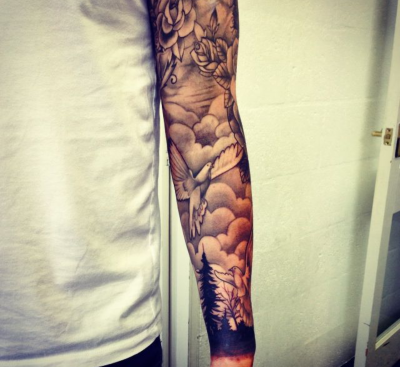 30 Easy and Creative Tattoo Filler Ideas to Finish Your Design ...